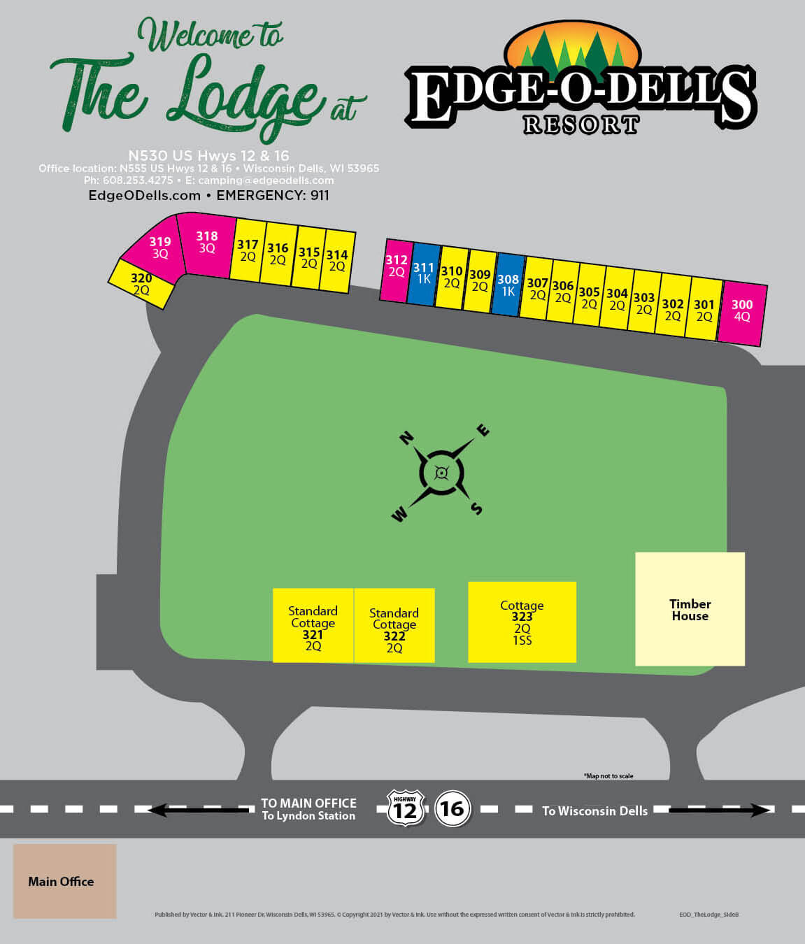 Resort Map - Edge O Dells
